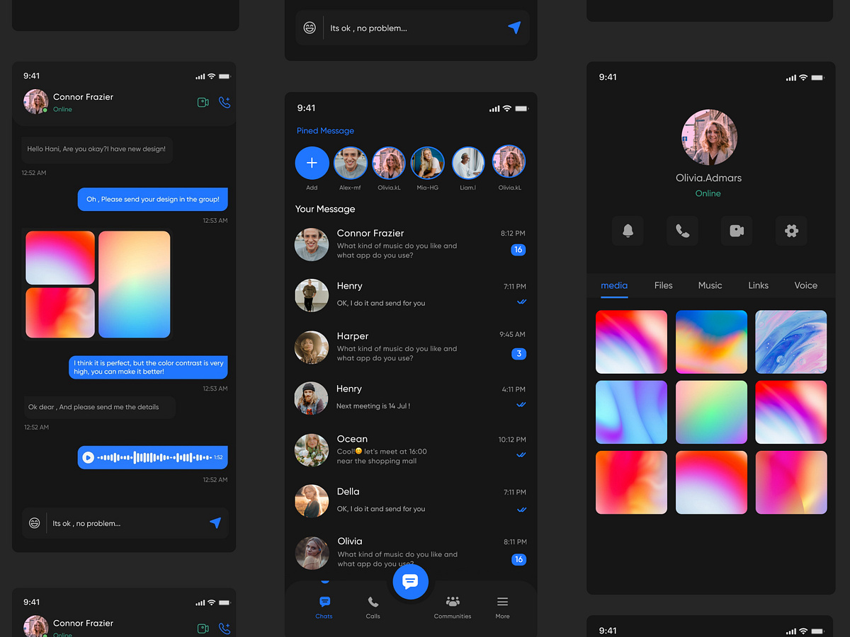 Browse thousands of Chat UI images for design inspiration | Dribbble