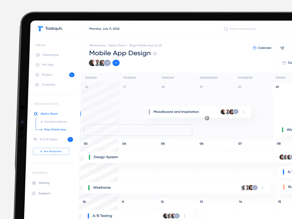 Project Management Mobile App By Farhan Fauzan On Dribbble