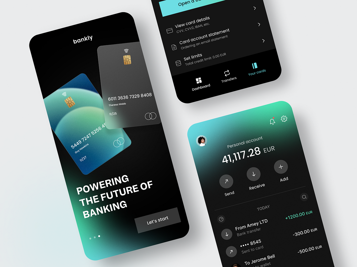 Bankly - Banking Mobile App by Arounda Product for Arounda on Dribbble