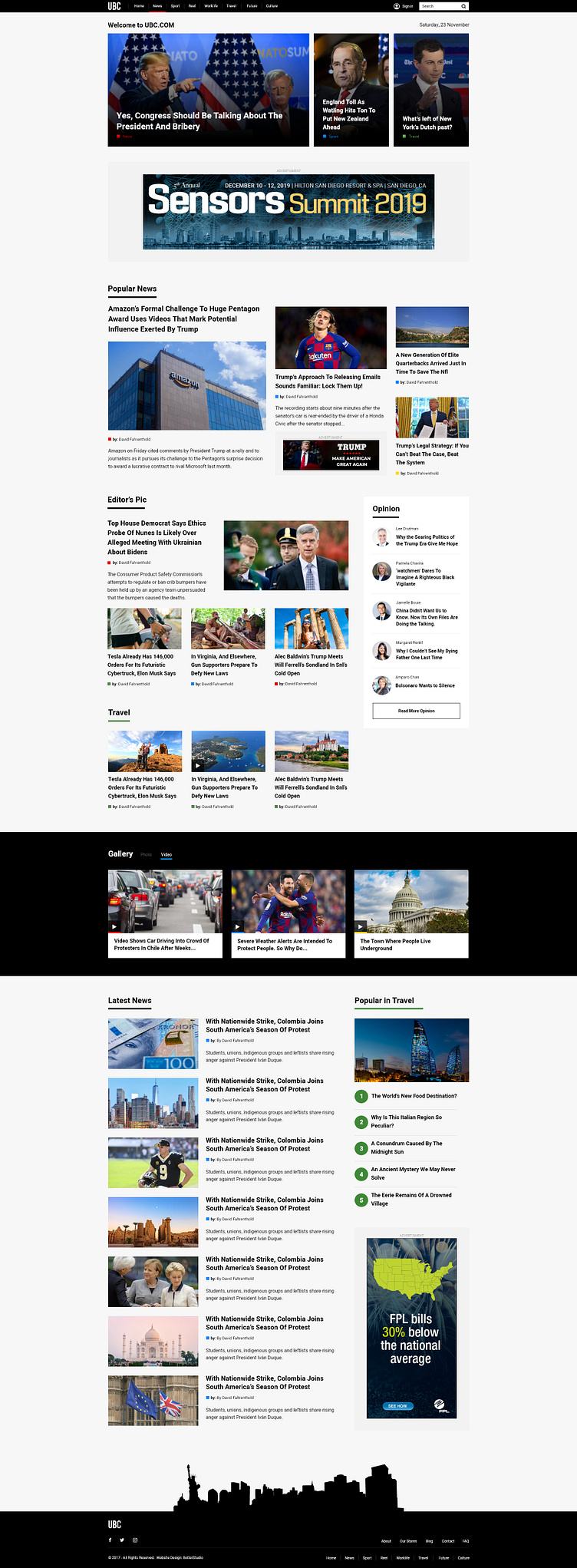 UBC News by Ramin Hatami on Dribbble