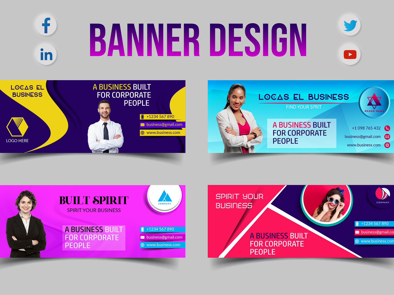 Banner Design by Gm Rabbani on Dribbble