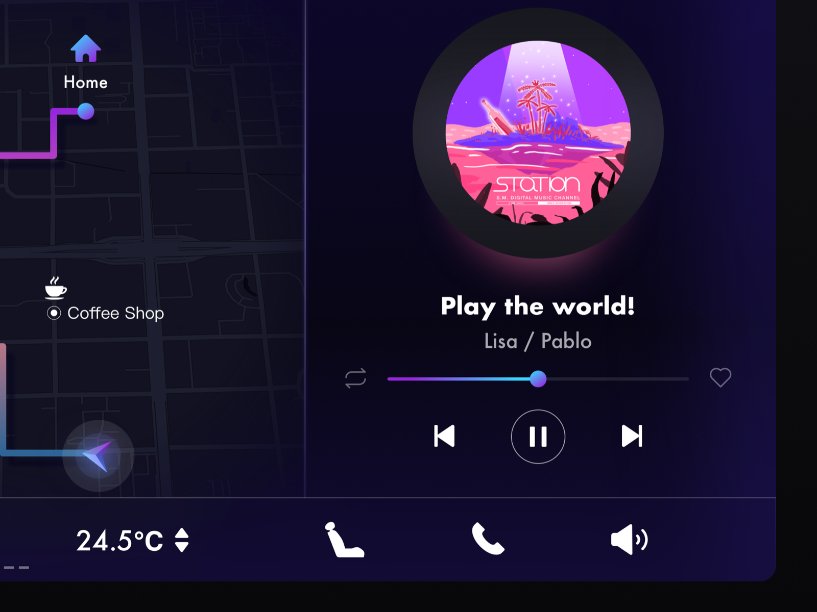 HMI | Home page by Moli_xEs on Dribbble