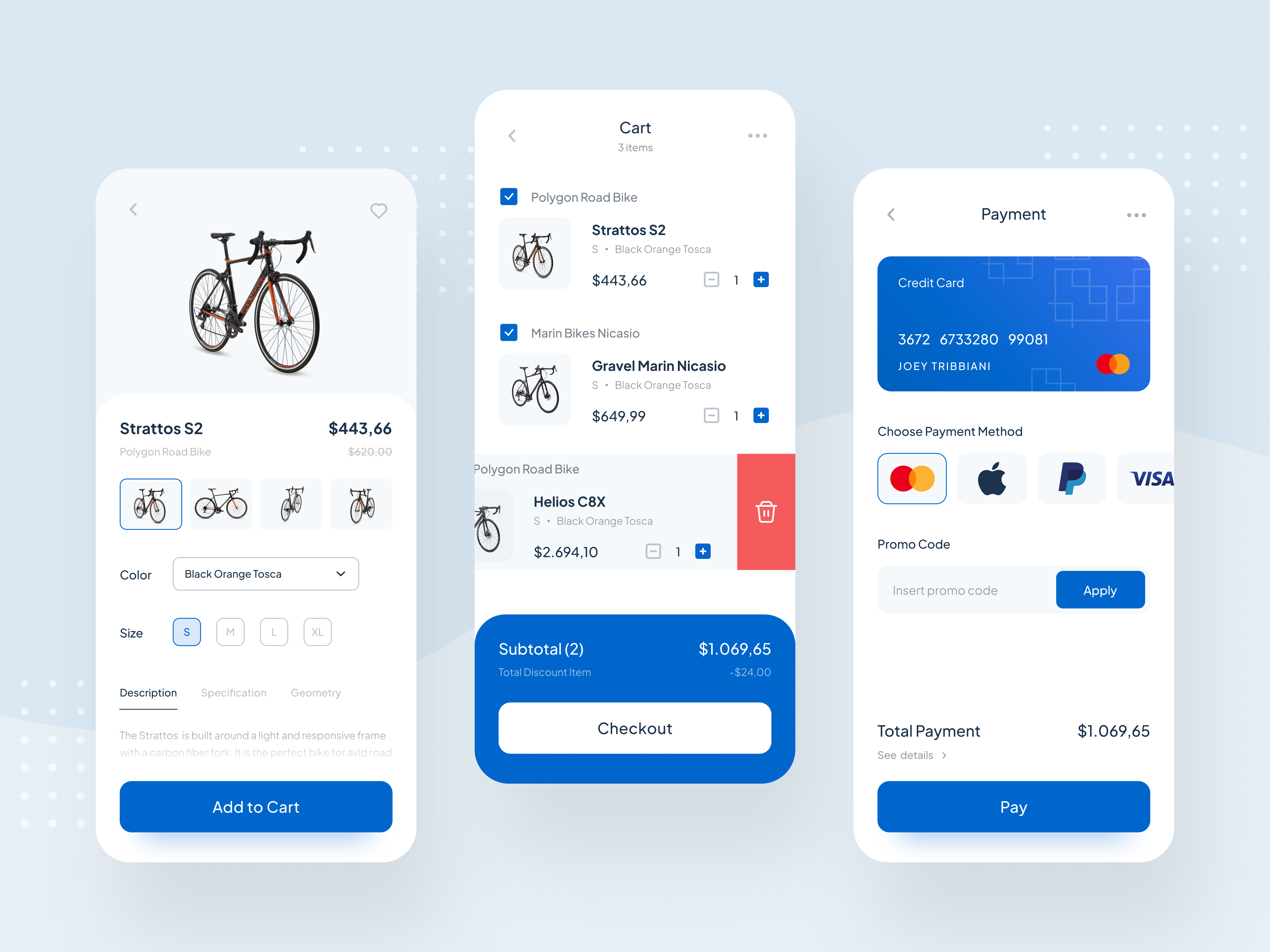 Bike Online Store & Rental Exploration by Sasongko Budhi R for Orca Studio on Dribbble