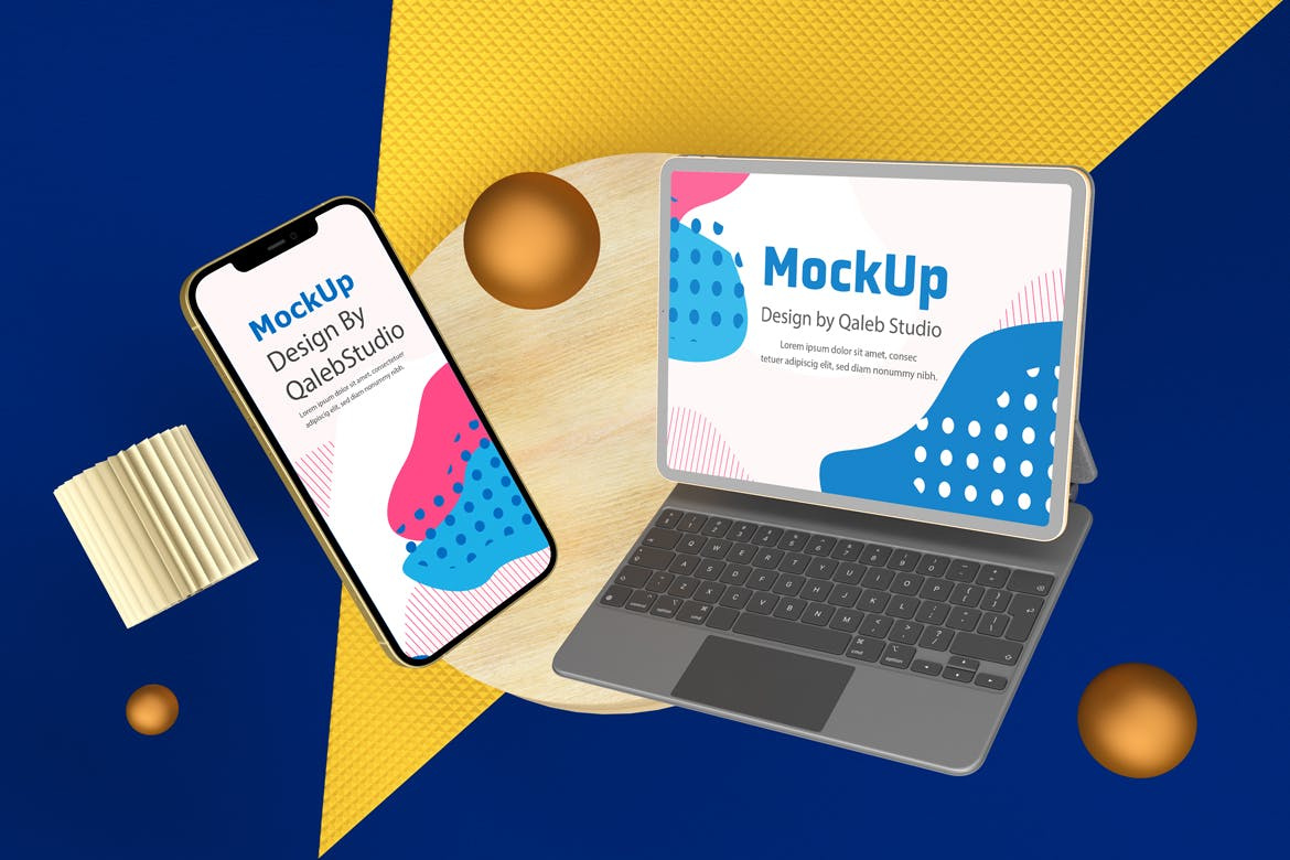 Responsive Devices Top view Mockups by UI Foundry on Dribbble