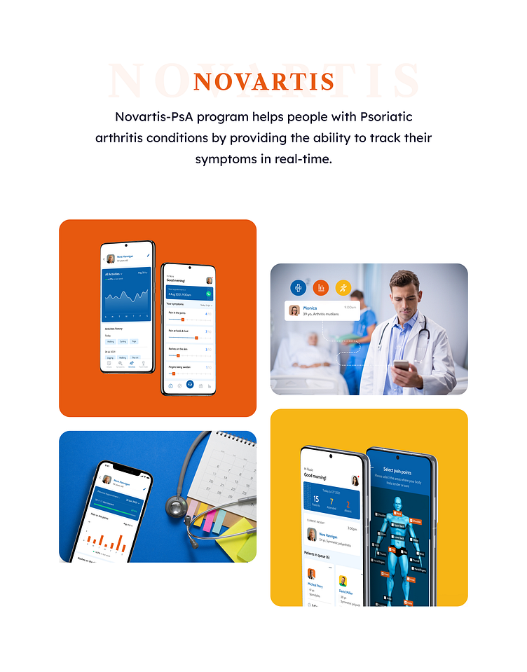 Novartis - PsA Program by Ravijune on Dribbble