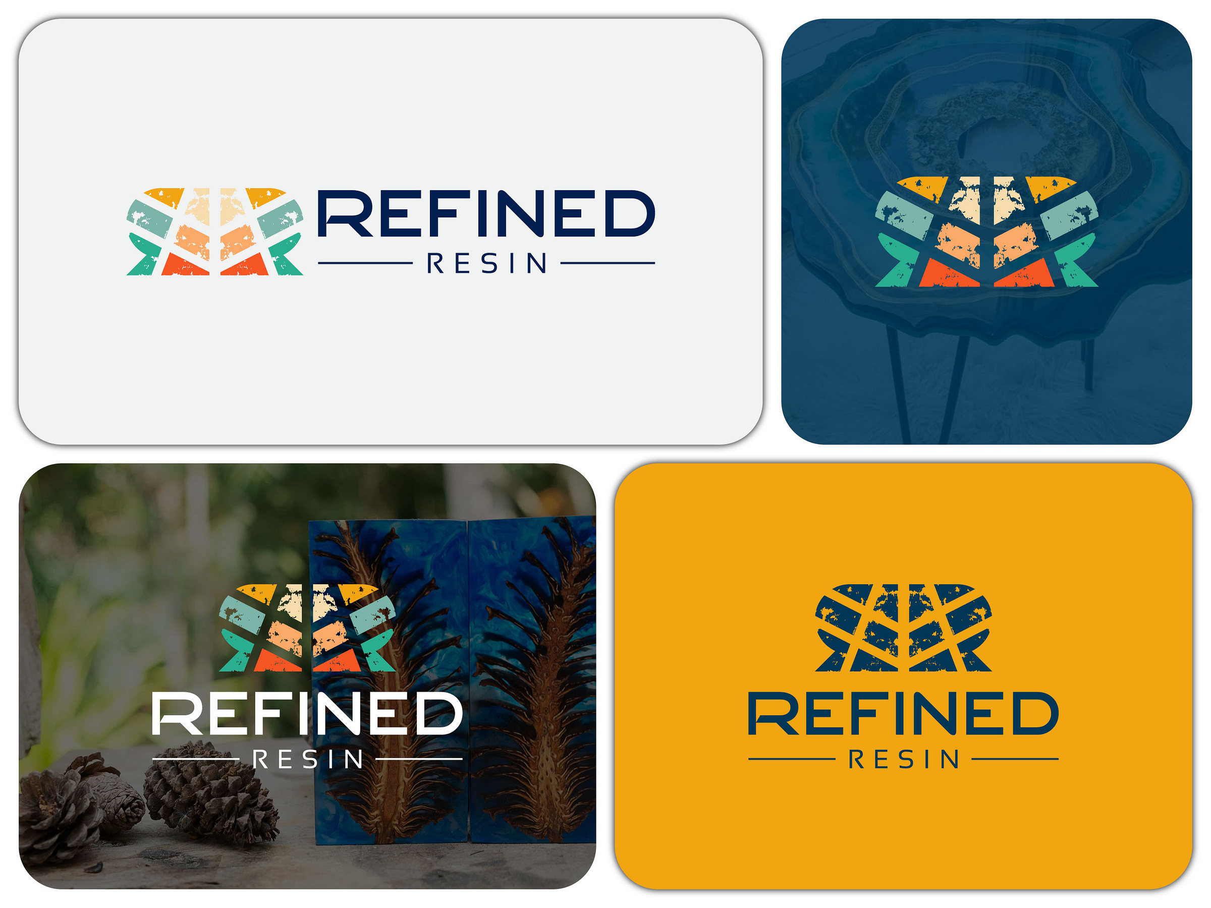 Resin Company Logo by Zaid Shuvo (Logo Designer) on Dribbble