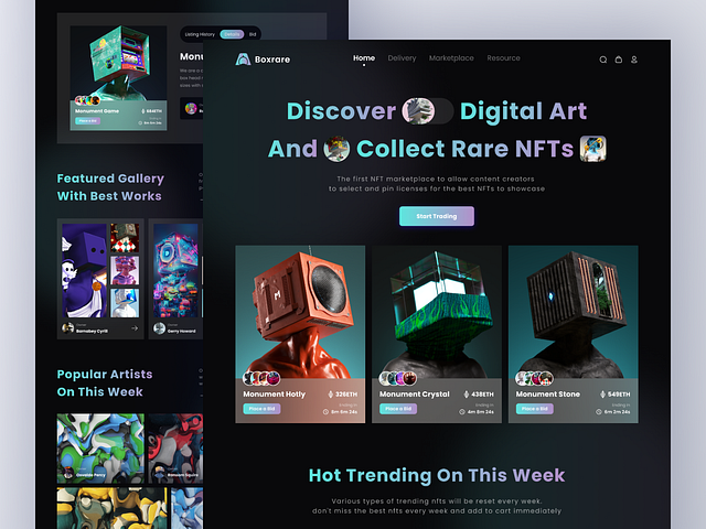 Trending Website, Landing Page and Splash Page Designs on Dribbble