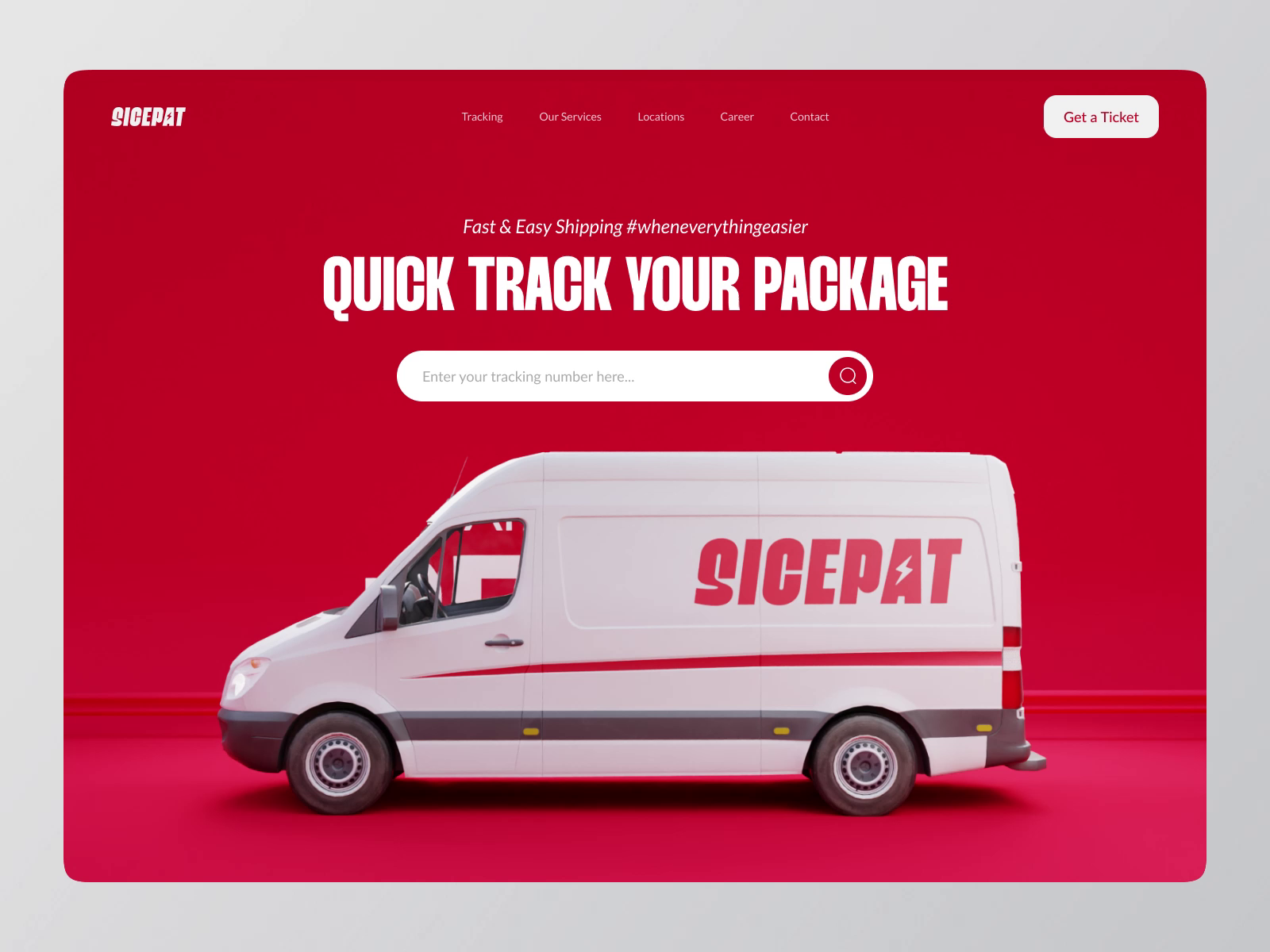 Sicepat - Delivery Landing Page 3D Animation by Arthur Sjorgen for ...