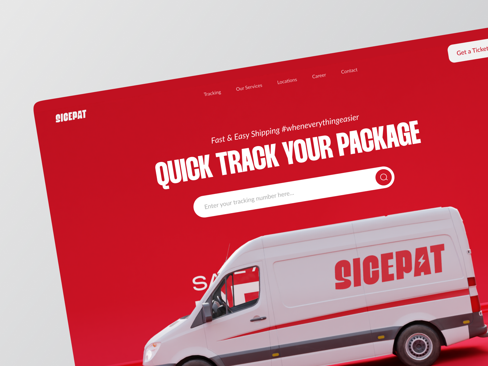 Sicepat - Delivery Landing Page 3D Animation by Arthur Sjorgen for ...