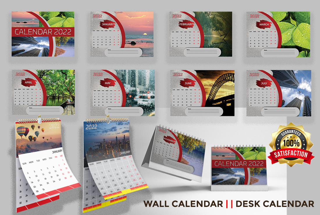 Calendar Design by AR Ashik on Dribbble
