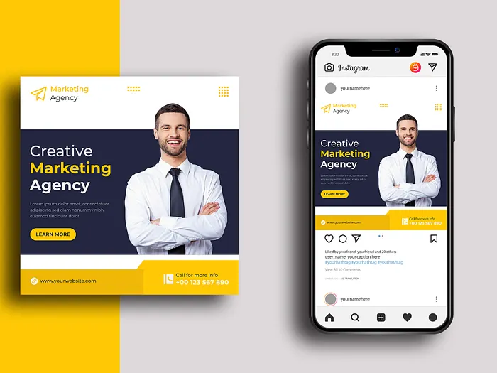 Social Media Mockup designs, themes, templates and downloadable graphic ...