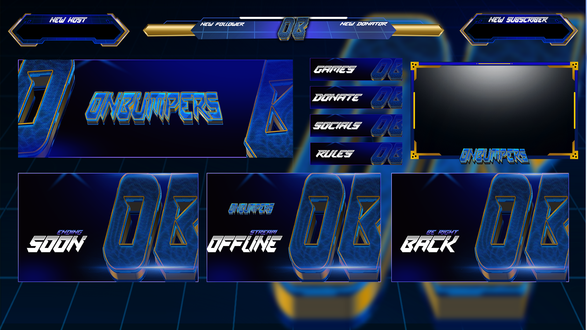 TWITCH OVERLAY by cazzydesigns on Dribbble