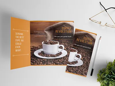 Cafe Brochure Vector designs, themes, templates and downloadable ...
