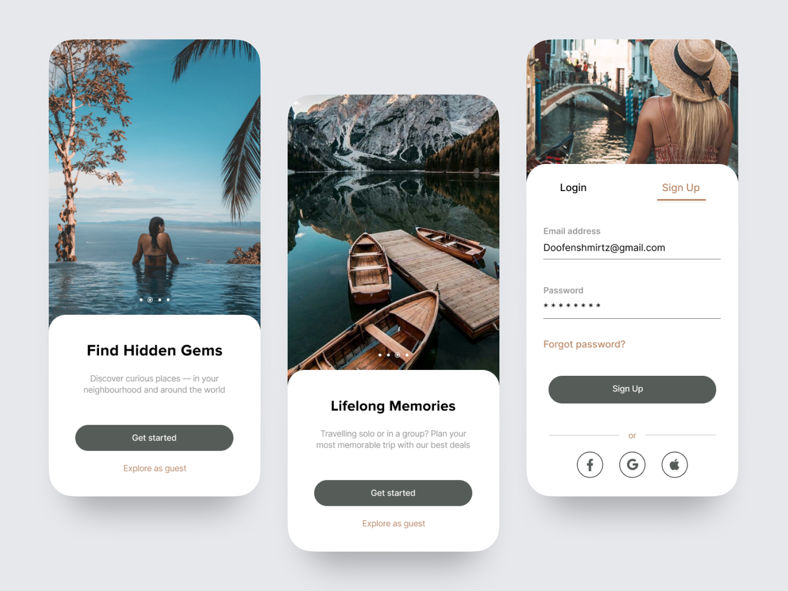 Daily UI #001 - Sign Up by Tosin Ojulari on Dribbble