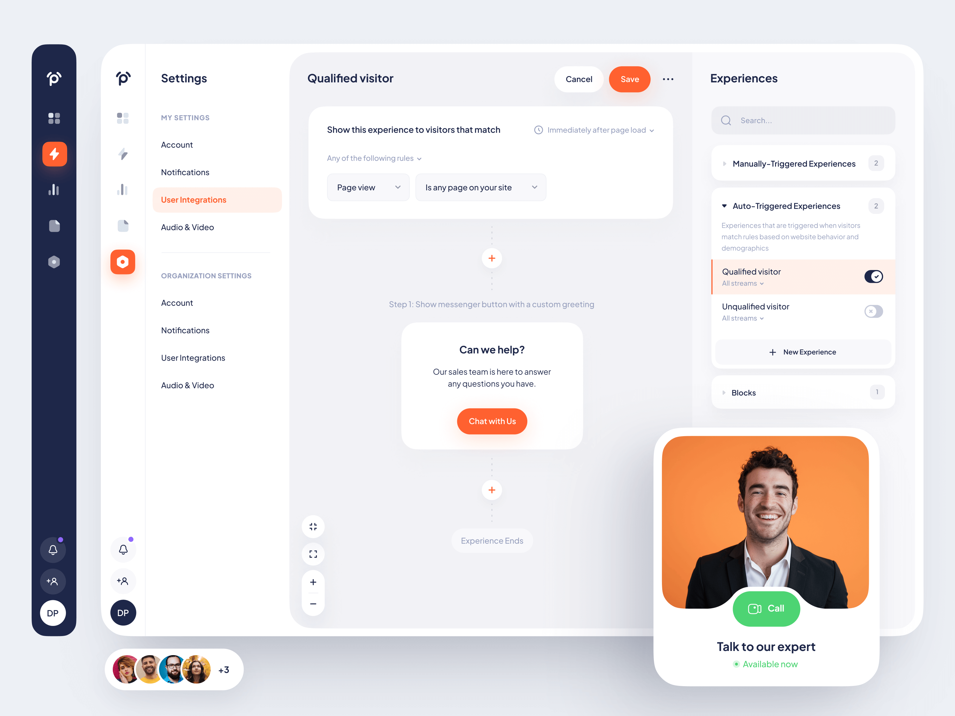 Browse thousands of Video Chat Web images for design inspiration | Dribbble
