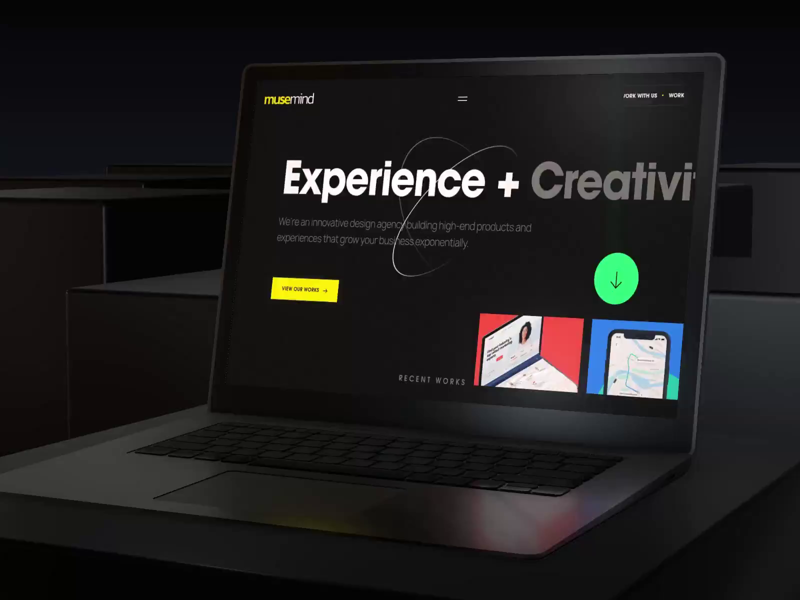 Musemind Agency Website is Live 🔴🔥 by Fahad Ibn Sayeed on Dribbble