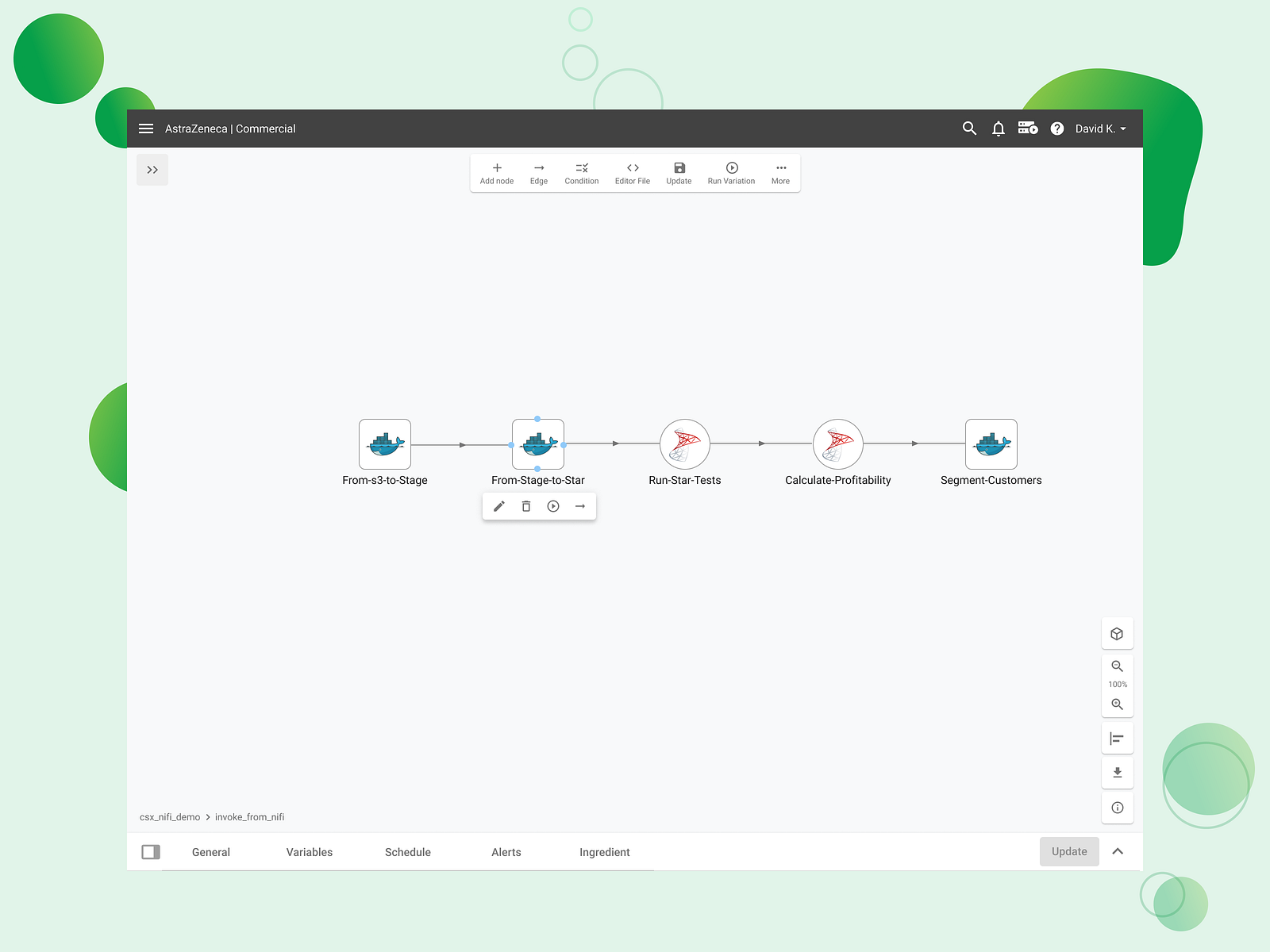 IDE Interface for data pipeline by Louise on Dribbble