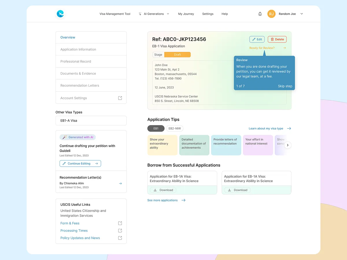 Browse thousands of Visa Application images for design inspiration ...