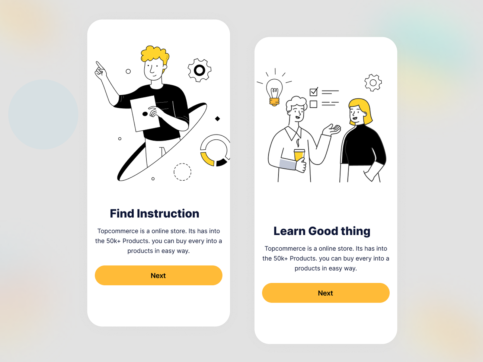 E-learning onboarding app by Abdullah Mamun on Dribbble