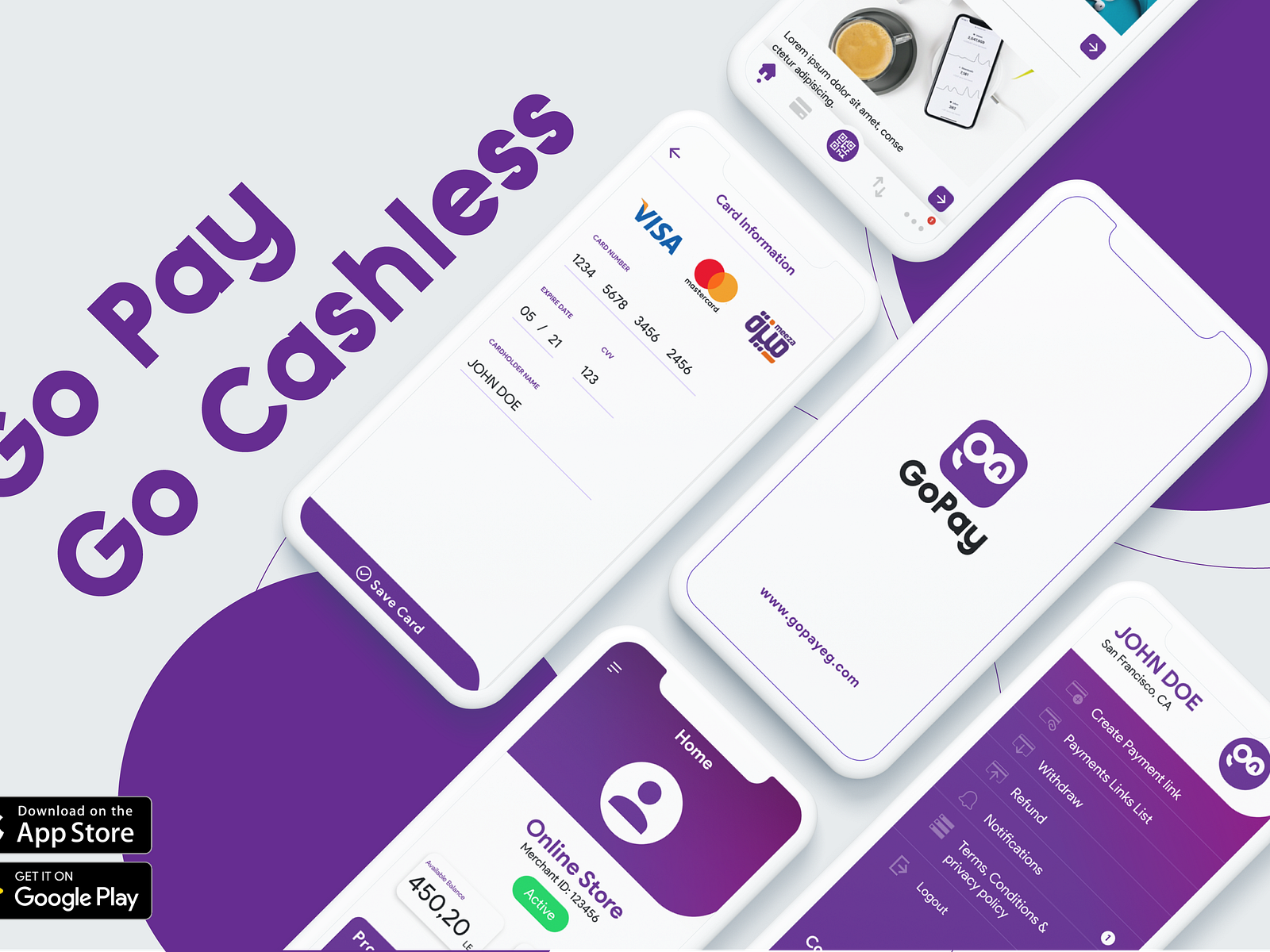 GoPay App by bahy designs on Dribbble