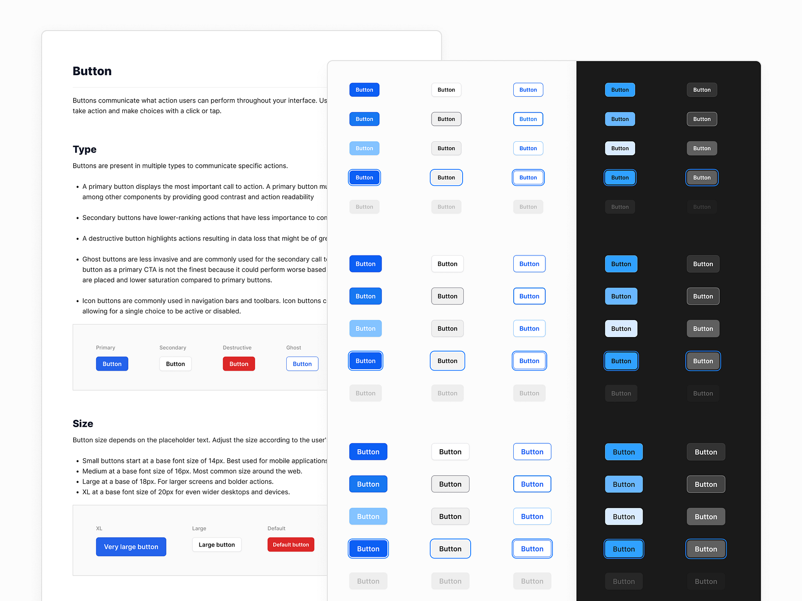 Button components for Figma—Frames X by Bunin Dmitriy on Dribbble