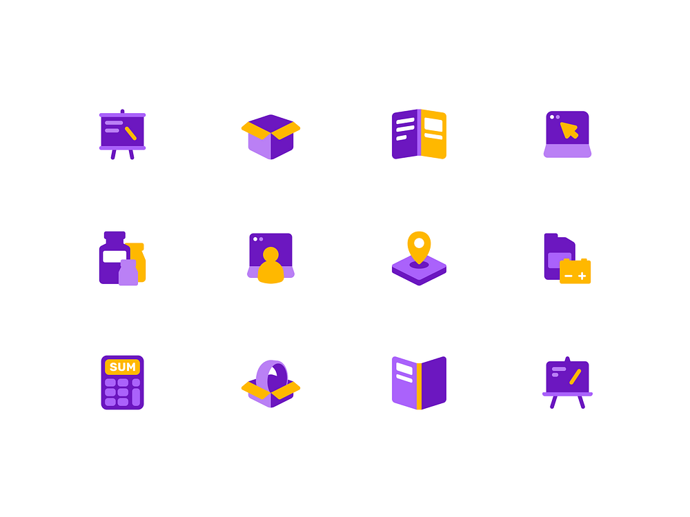 Icon system for Restaurants by Rengised on Dribbble