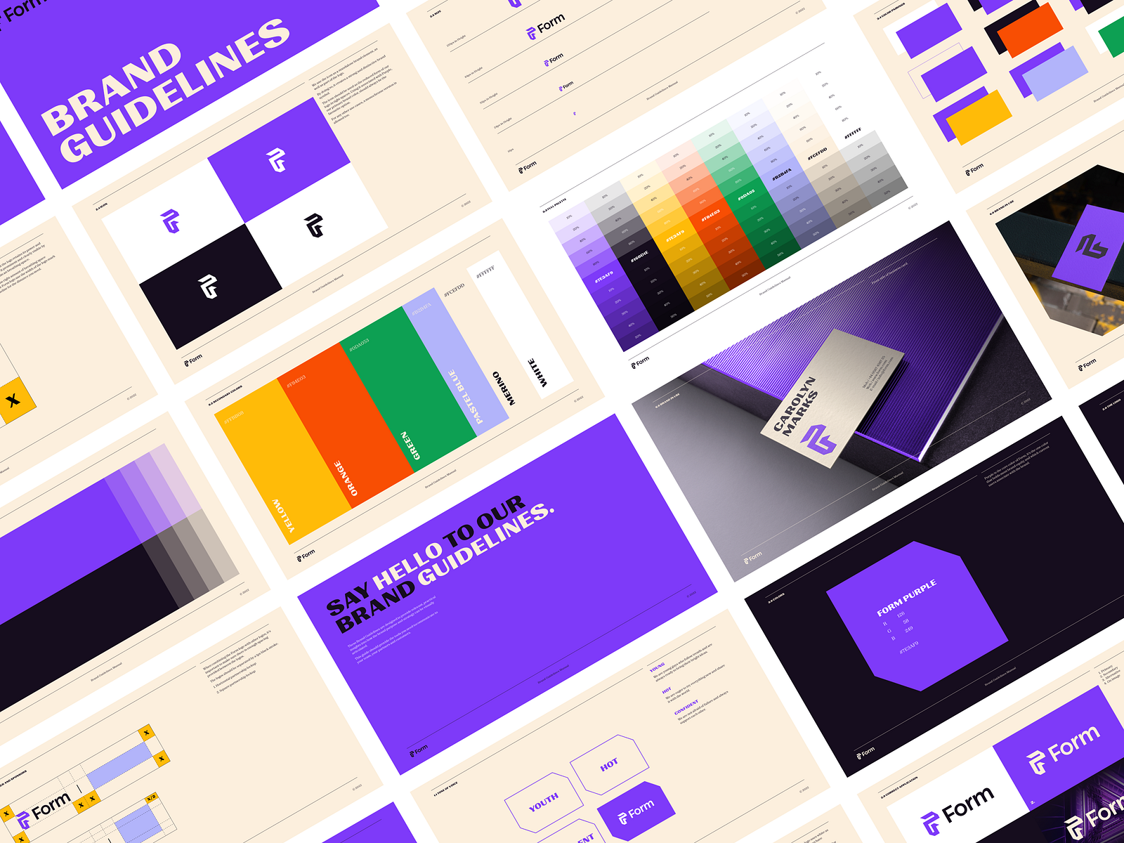 Form | Brand Guidelines by Oleg Coada on Dribbble