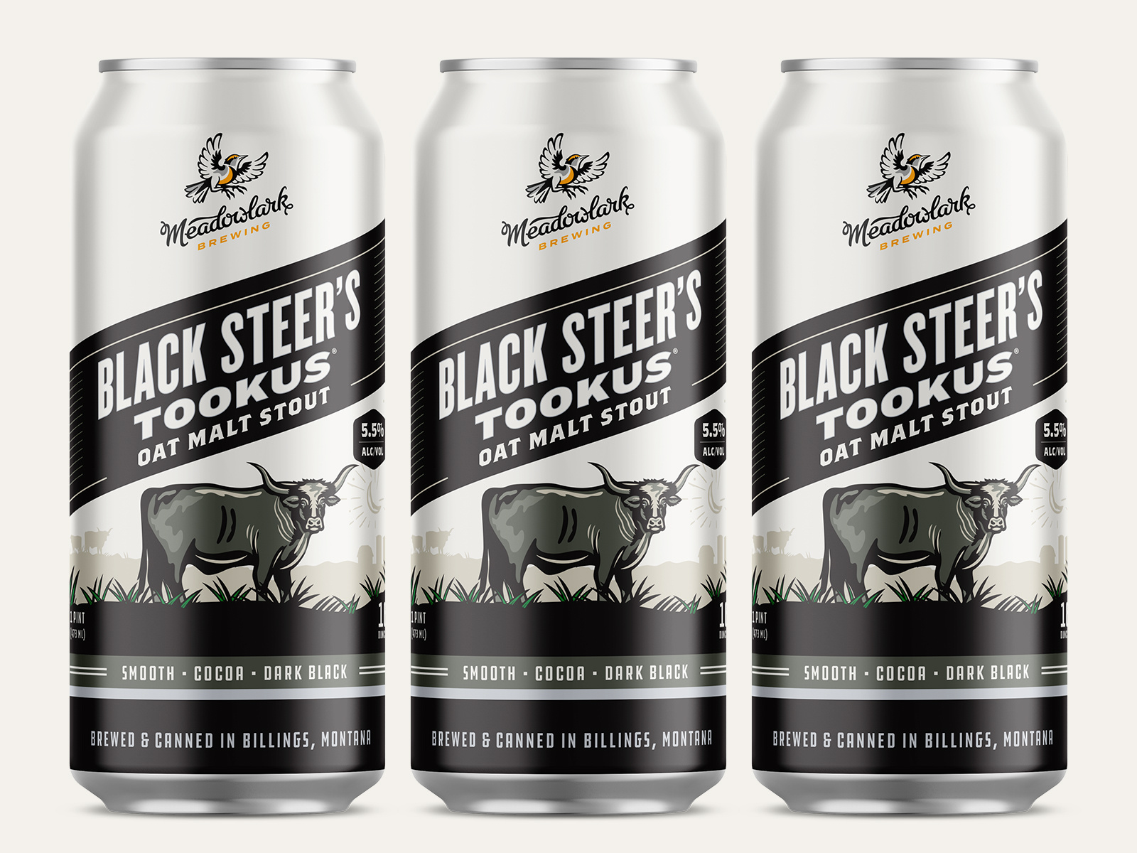 Meadowlark Brewing | Black Steer's Tookus by Kevin Kroneberger on Dribbble
