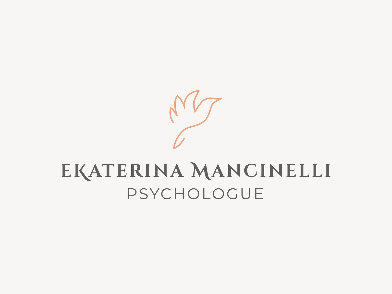 Psychologist logo design by Dilyana Berkovska on Dribbble