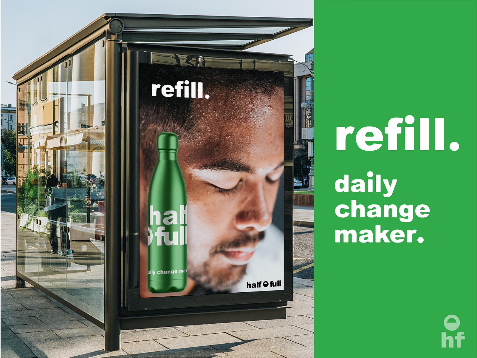Change to reusable water bottles - Visual Identity by Christiane Holden ...