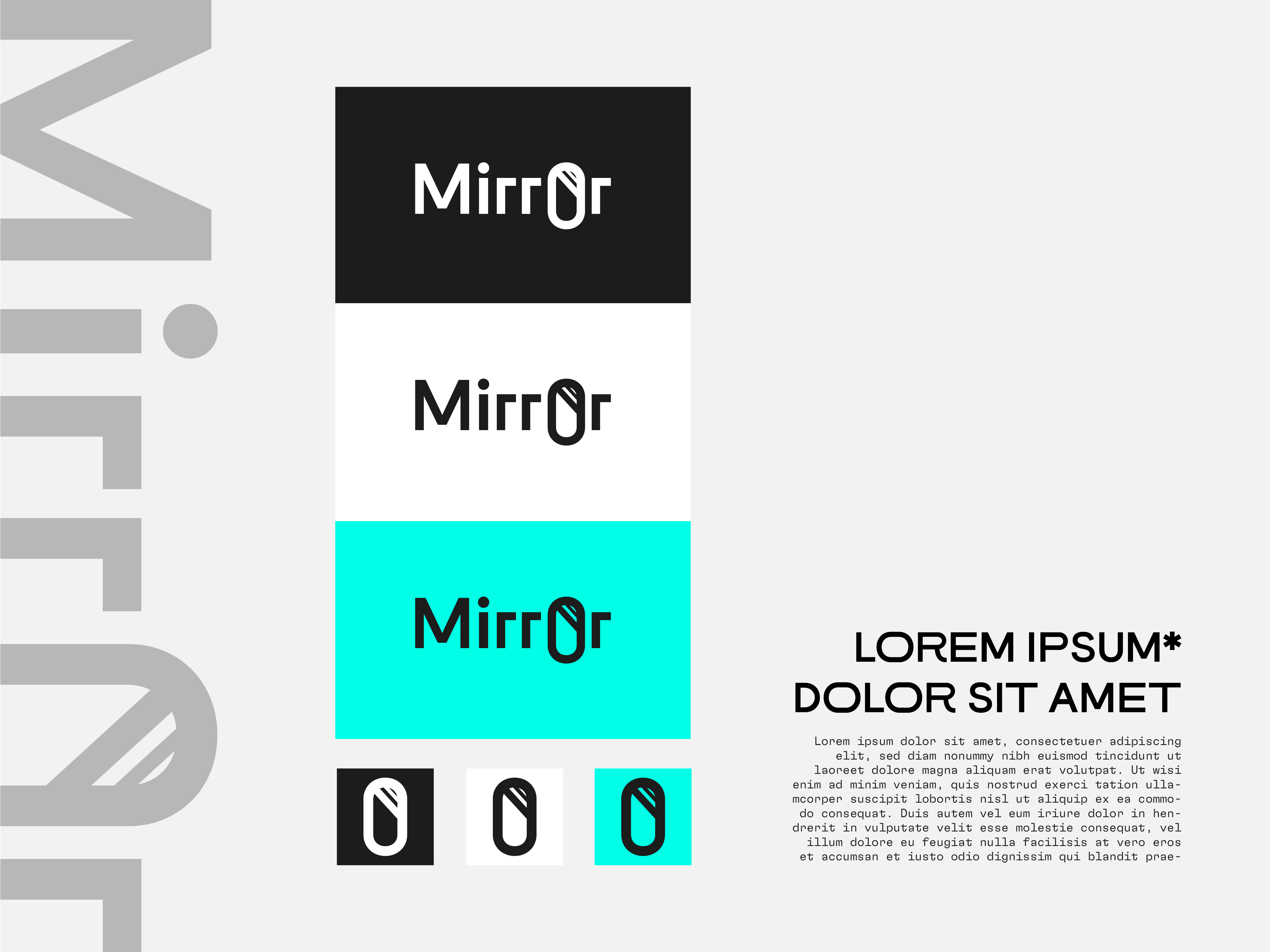 Mirror Logo by Garrett on Dribbble