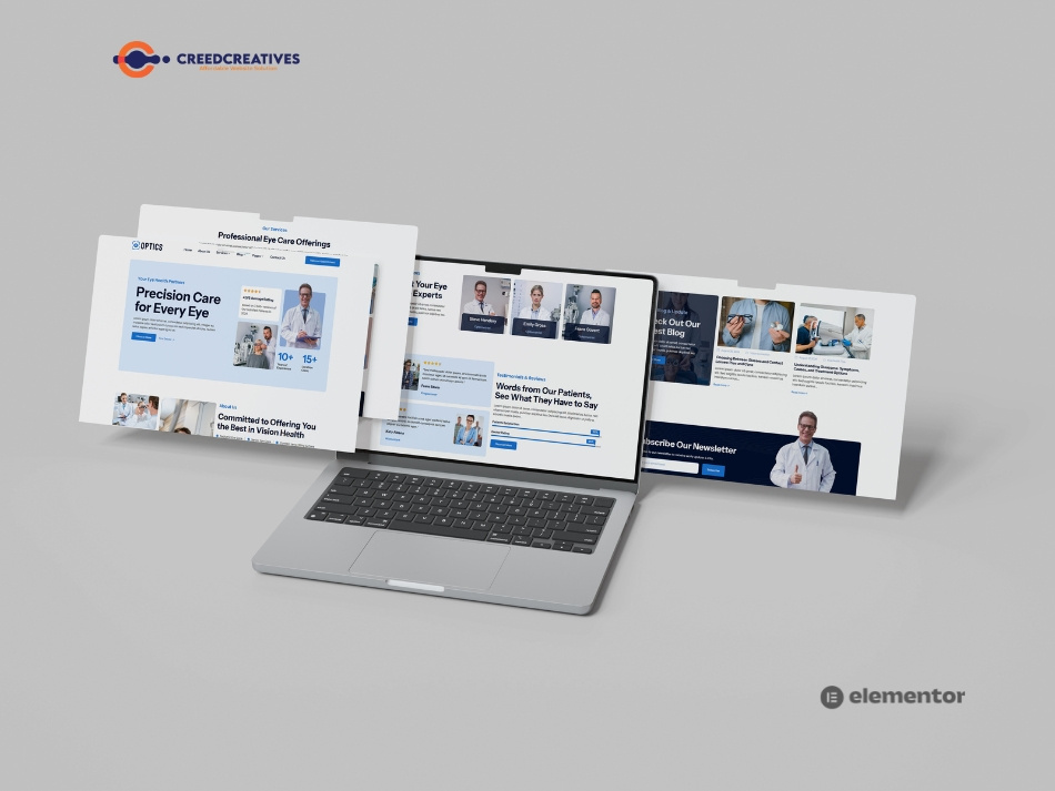 Innovative Web Design for Modern Healthcare by Creed Creatives on Dribbble