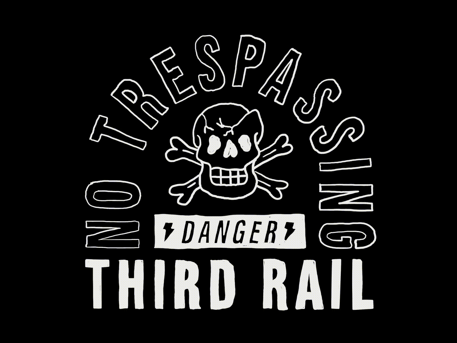 No Trespassing Animated Badge by Patrick Curley on Dribbble