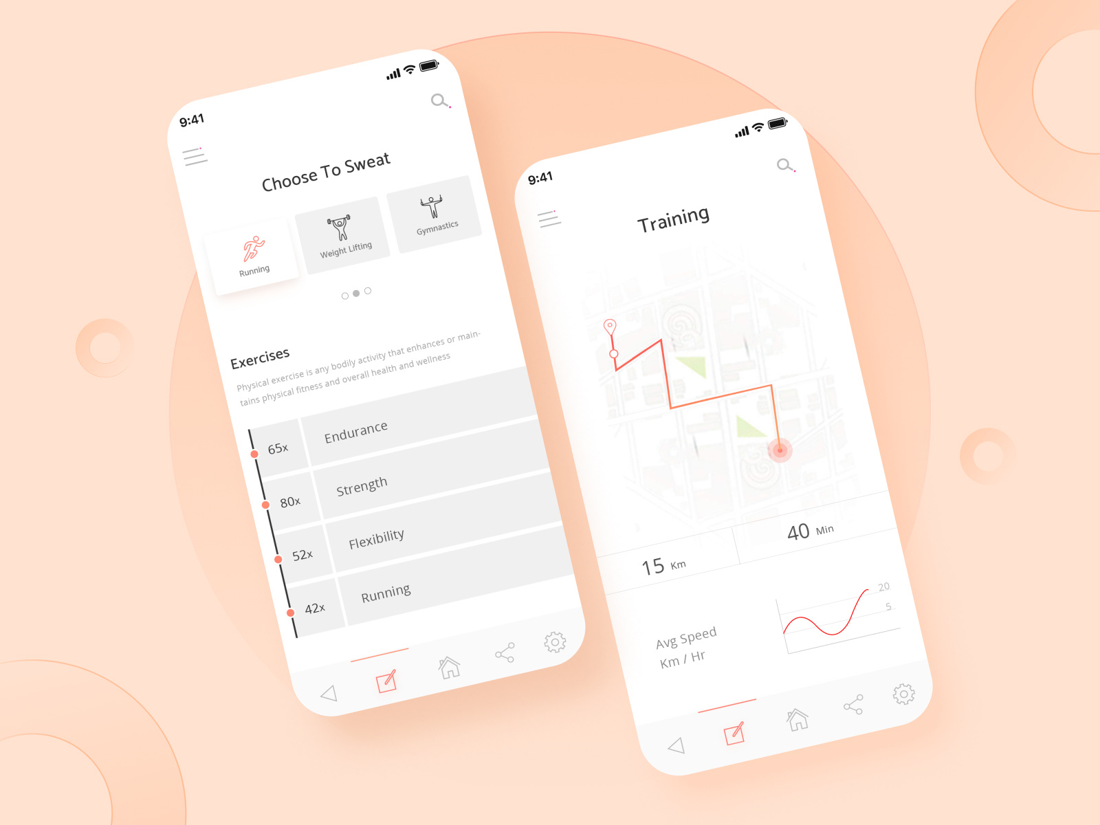 Smart Fit Mobile App UI Kit by Altaf Rahman ⚓️ on Dribbble