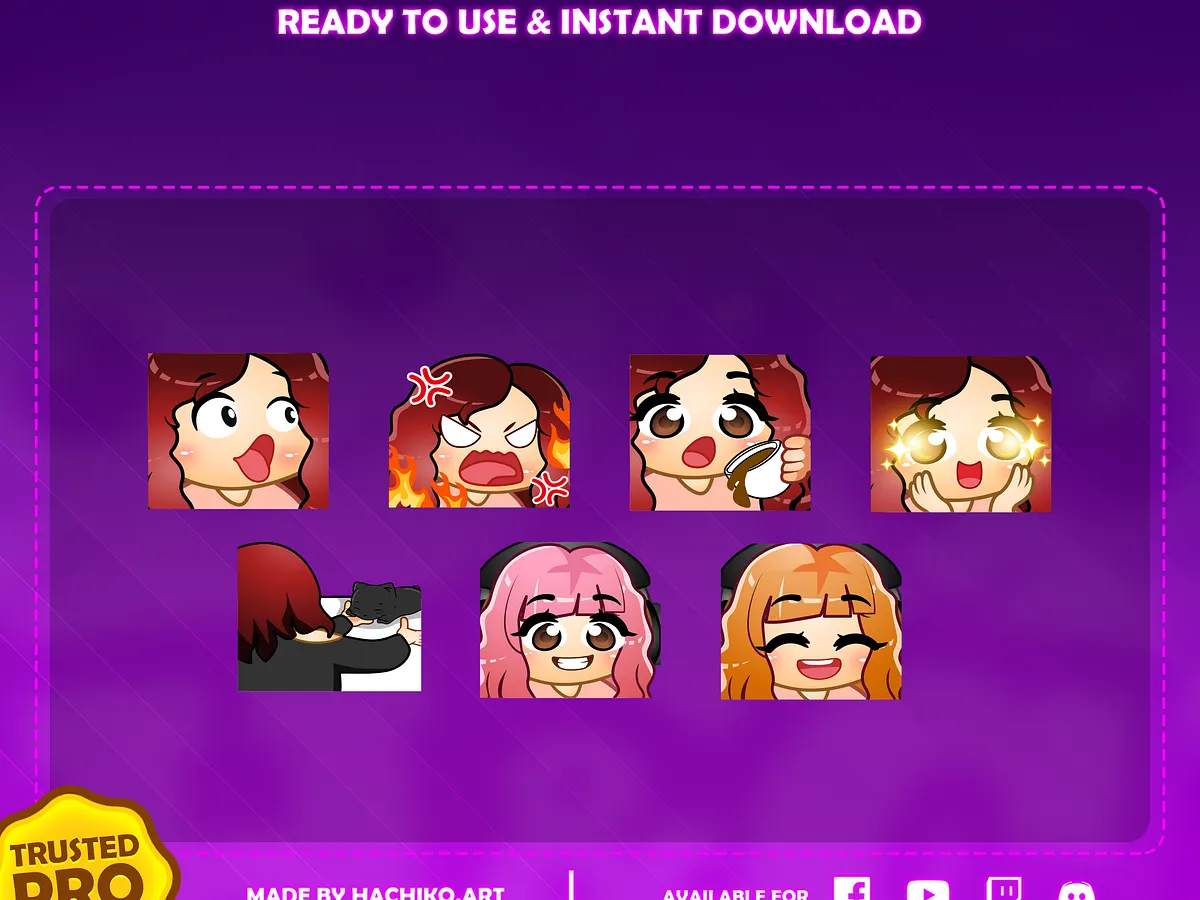 Pog Emotes designs, themes, templates and downloadable graphic elements ...