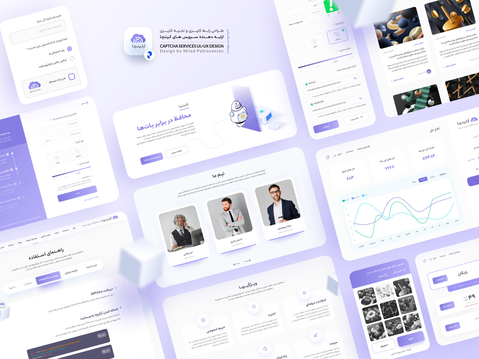 Captcha UI Design by Milad Pahlavanian on Dribbble