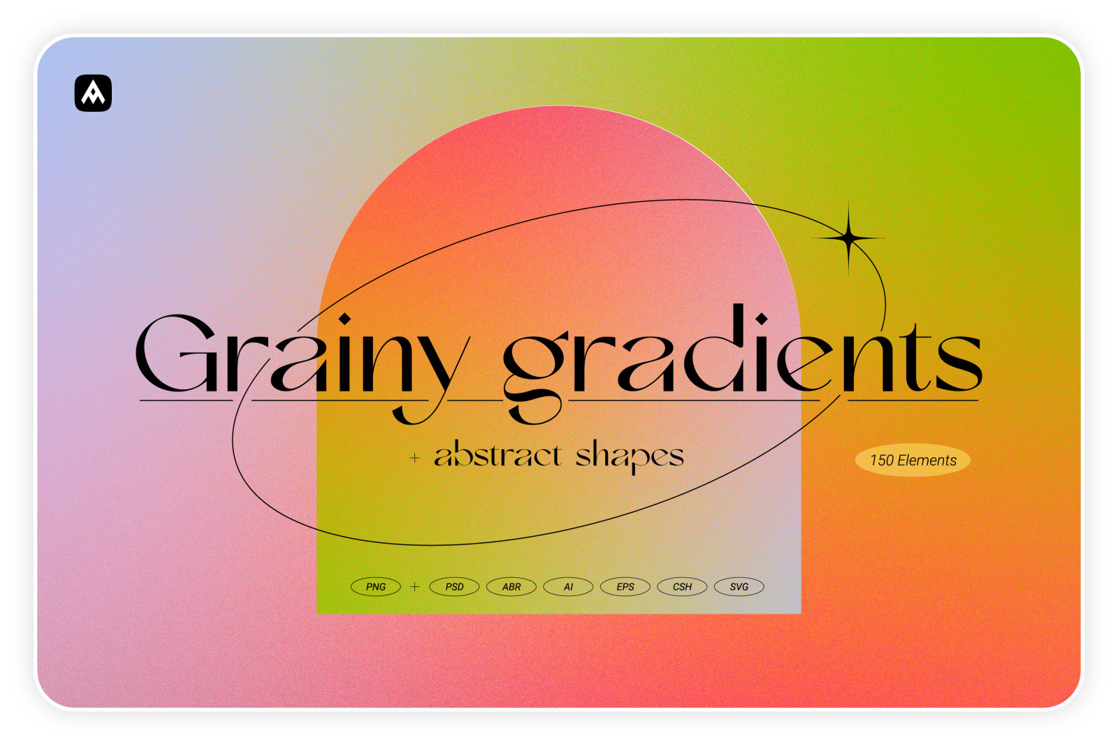 Grainy Gradients Backgrounds Abstract Shapes By Creative Assets On