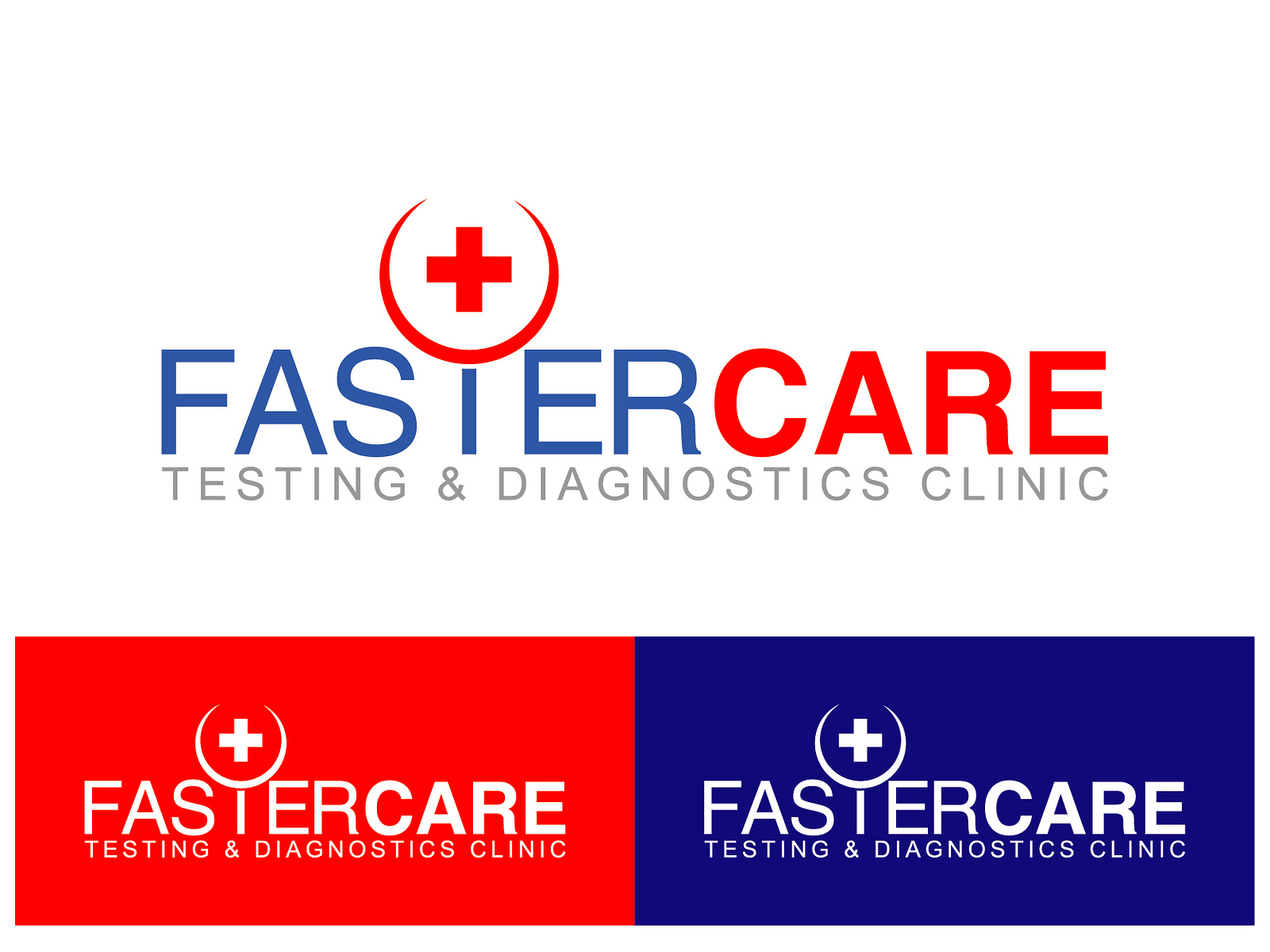 Faster Care Medical Logo by nazeer hussain on Dribbble