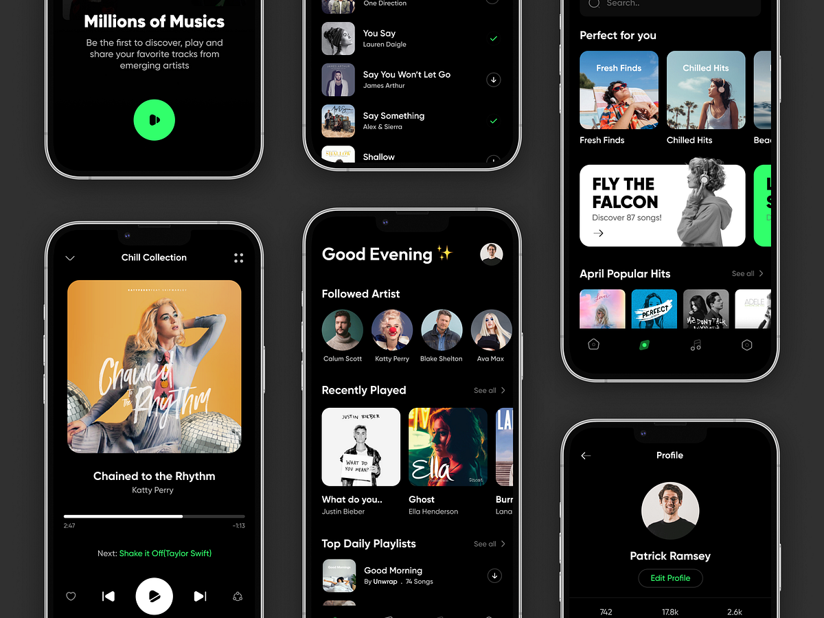 Music App by Saeedworks for Unwrap on Dribbble