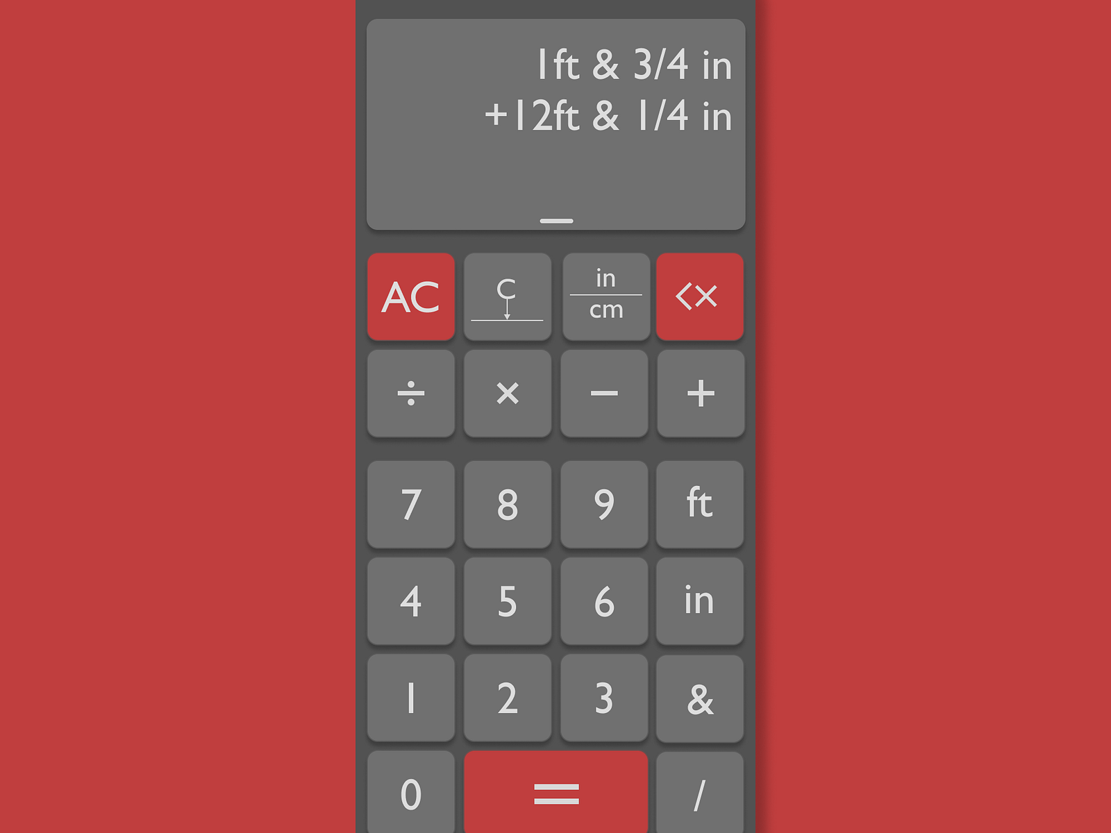 Architectural Calculator by Brian Heller on Dribbble
