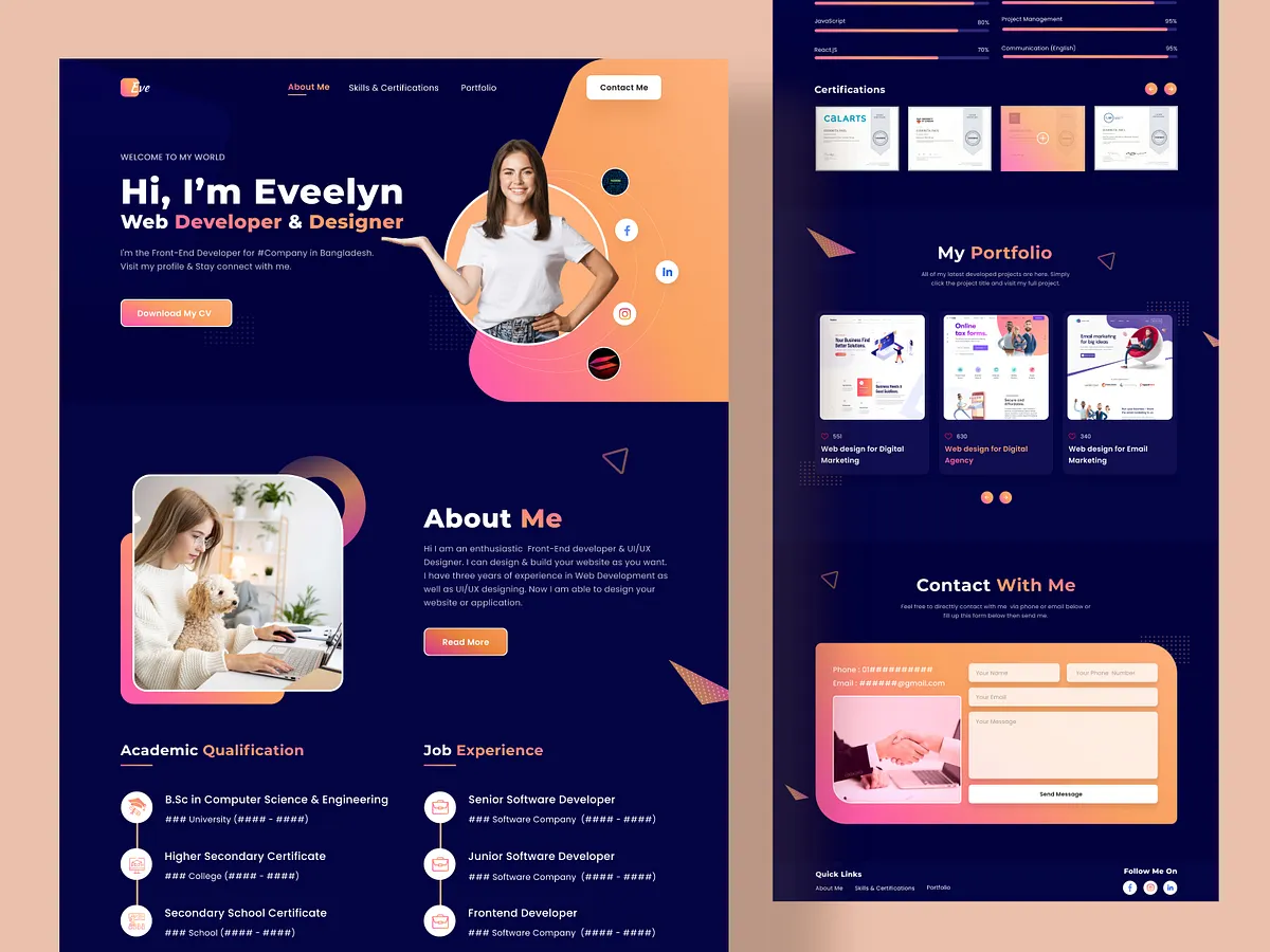 Browse thousands of Software Engineer Portfolio images for design ...