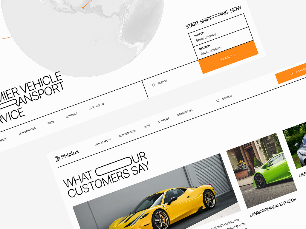 An interactive website for logistics company | Lazarev. by Lazarev. web | Web Design Company for ...