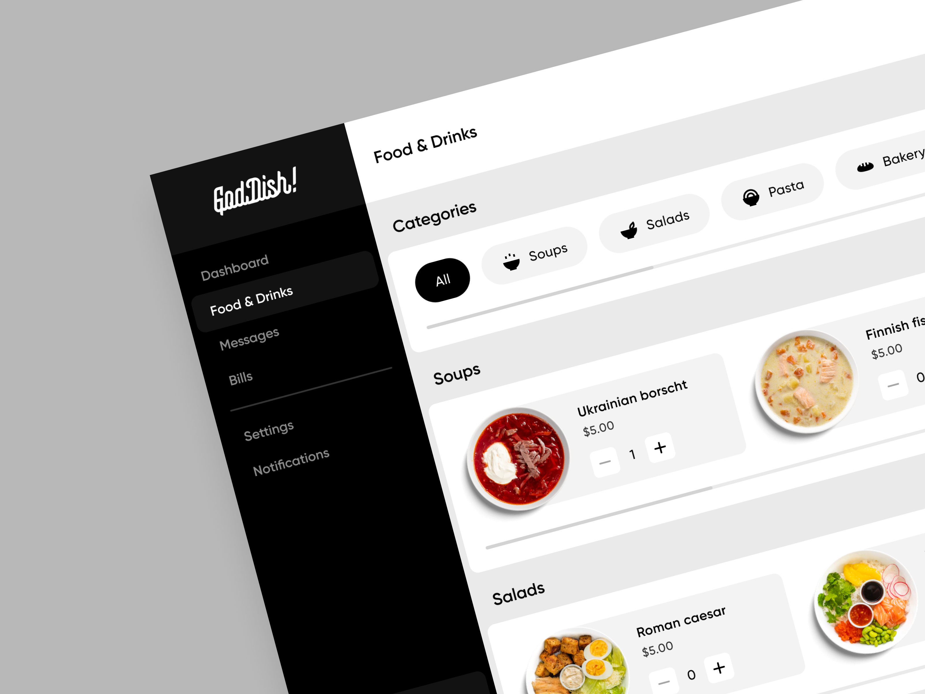 GodDish! – Restaurant POS system by Alexander Kontsevoy for Ronas IT ...