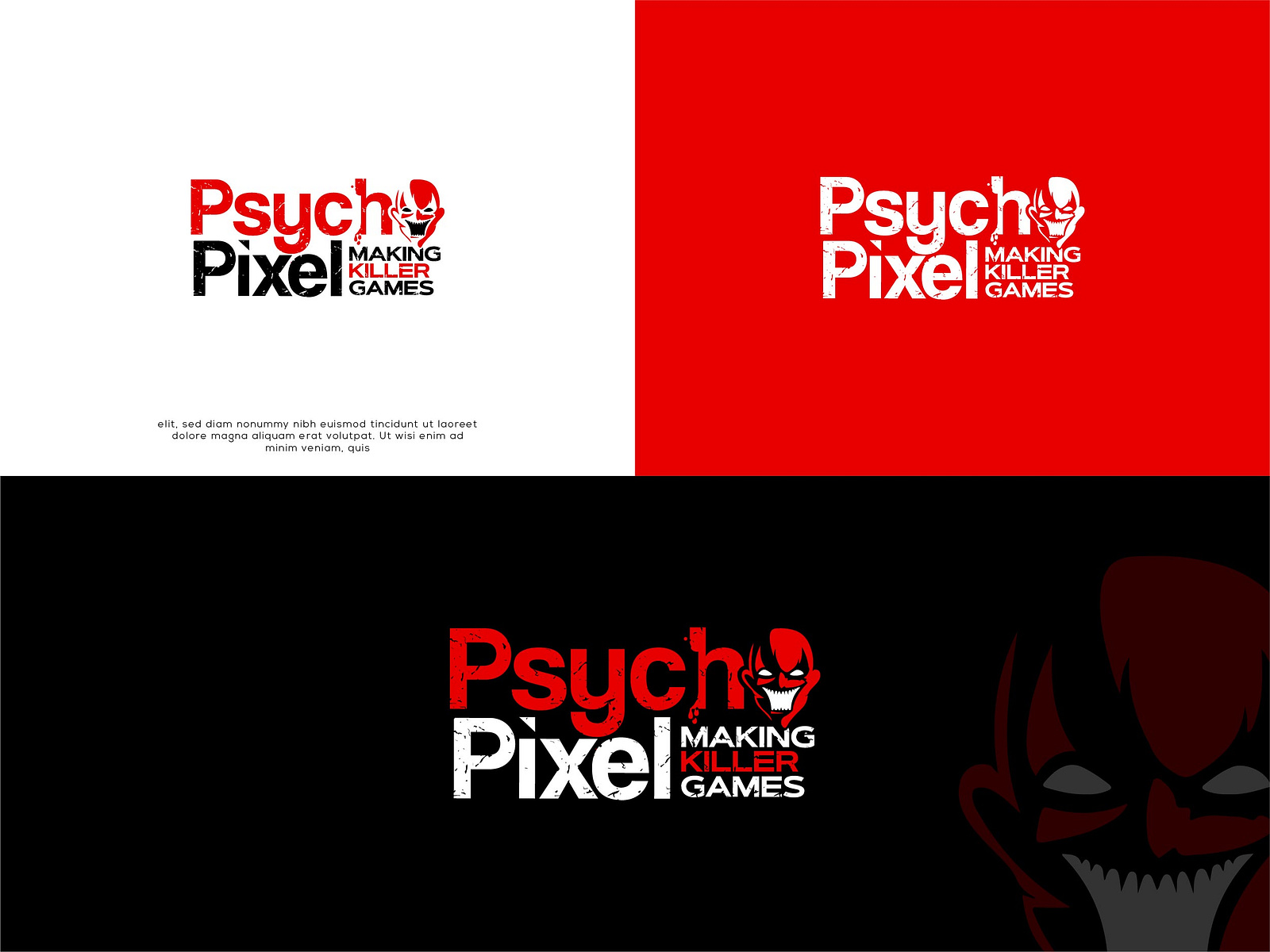 Psycho Pixel - Logo Design by Shoaib Hashmi on Dribbble