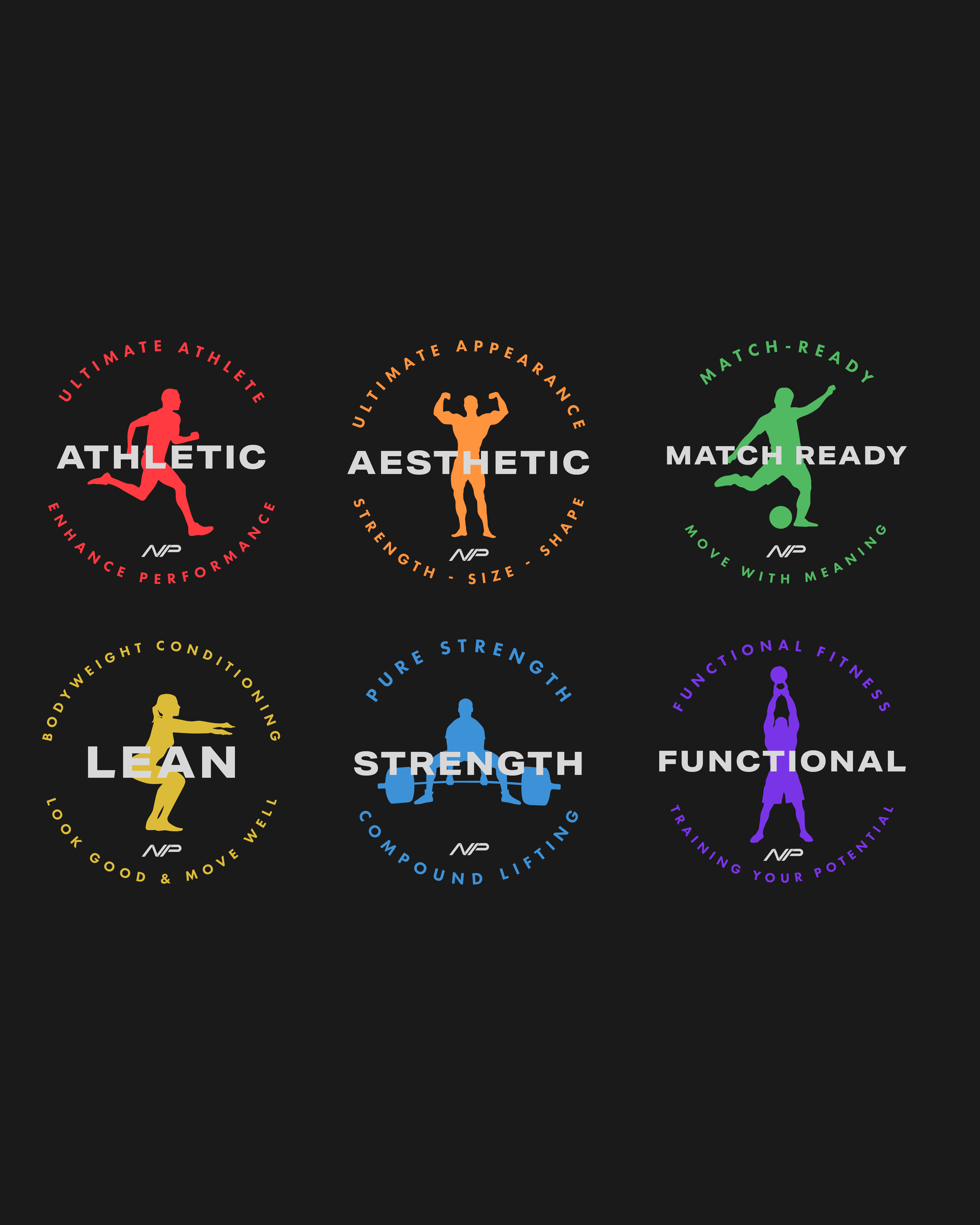 N Performance - Program Logos by Danny Kirkpatrick on Dribbble