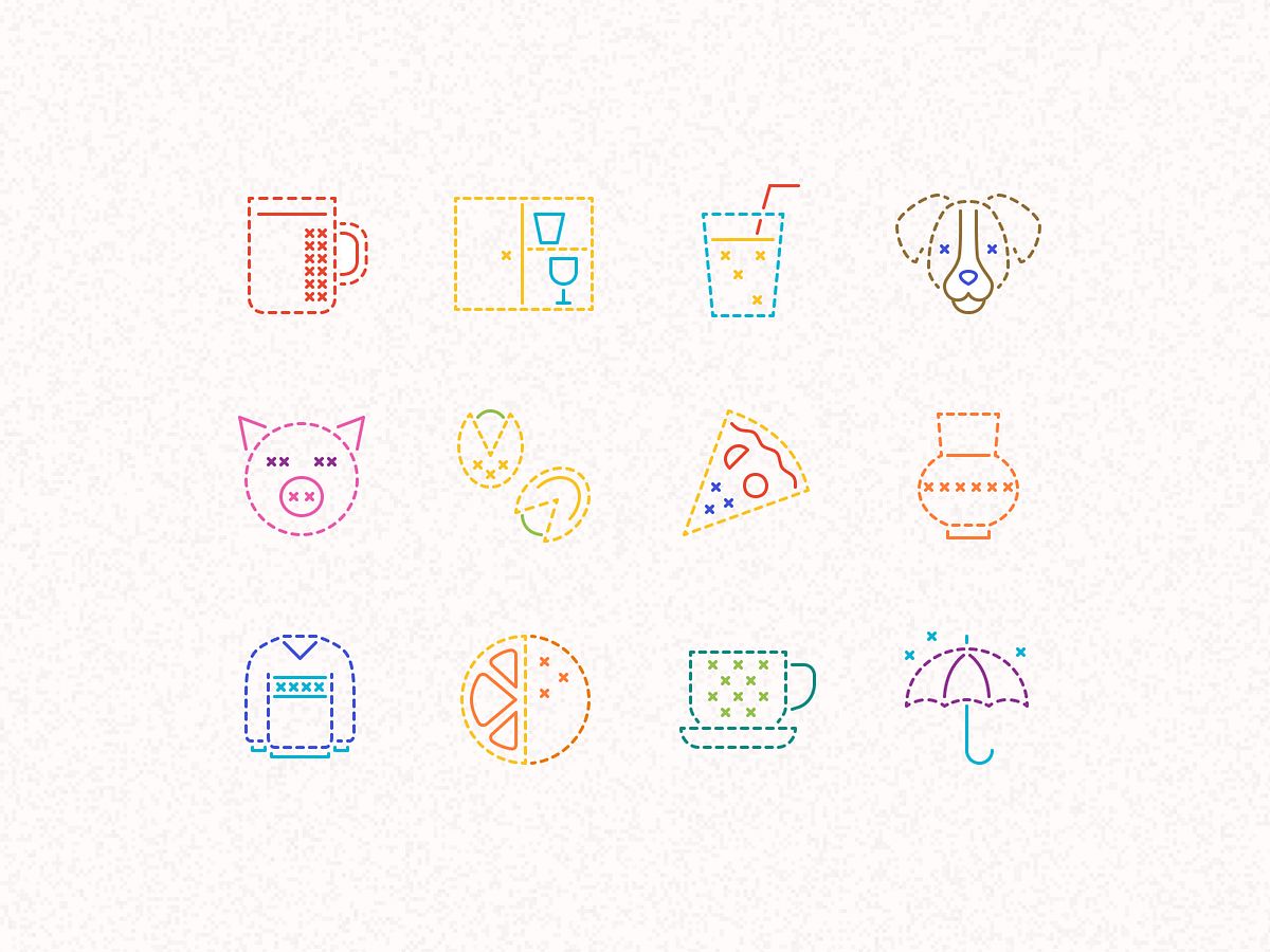 Hand Drawn icons: Baby icons by Marina Green for Icons8 on Dribbble
