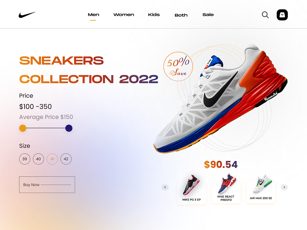 Shoe👟 Store UI Design by Indylogix UI/UX for IndyLogix Solutions on ...