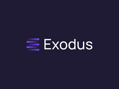Exodus (Unused) Logo Design by Lucas Fields on Dribbble