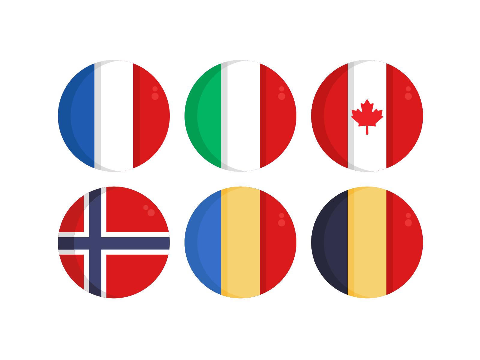 Country Flags Icons by Dighital on Dribbble