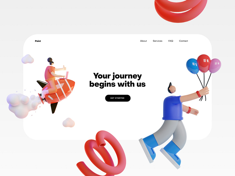 Point - Website by David Richmond on Dribbble